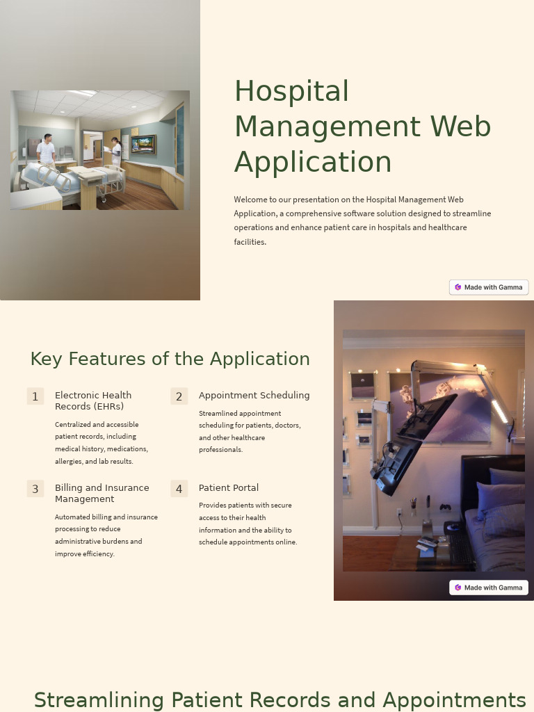 Hospital Management Web Application | PDF | Hospital | Medical Record