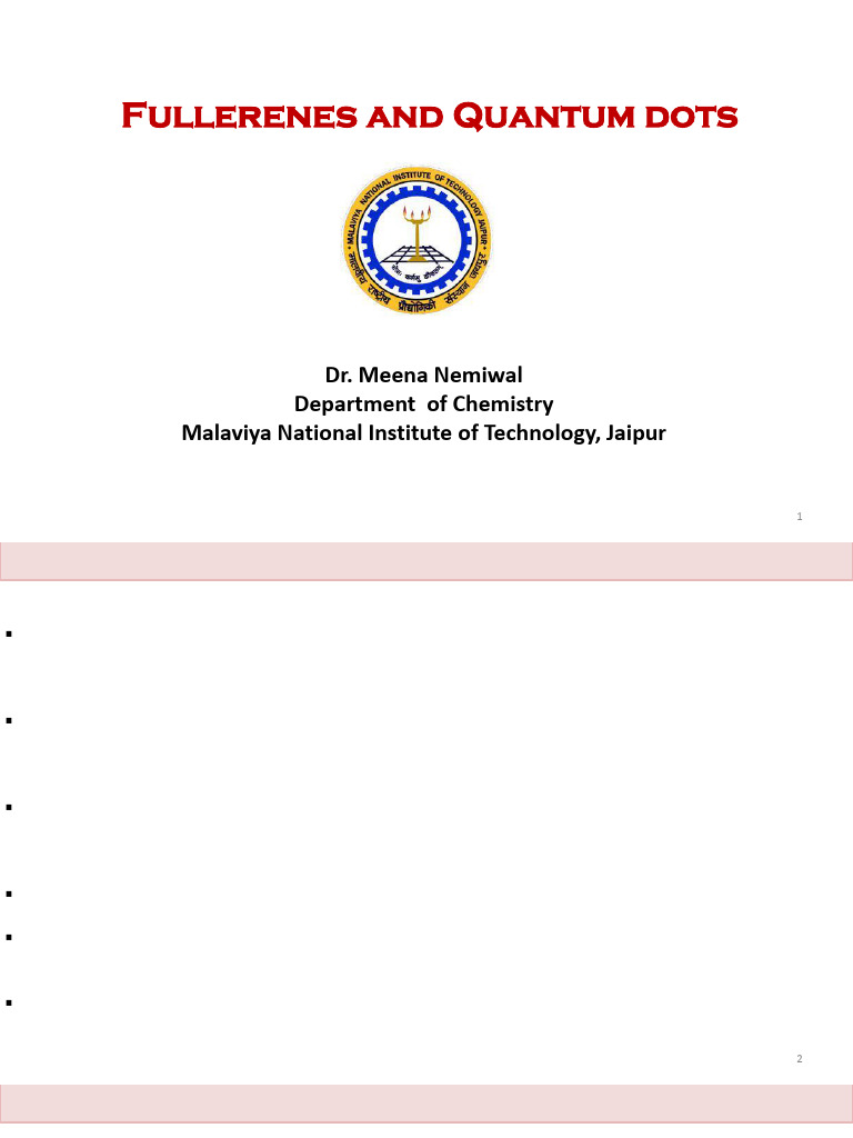 Fullerene and Quantum Dots | PDF | Fullerene | Carbon
