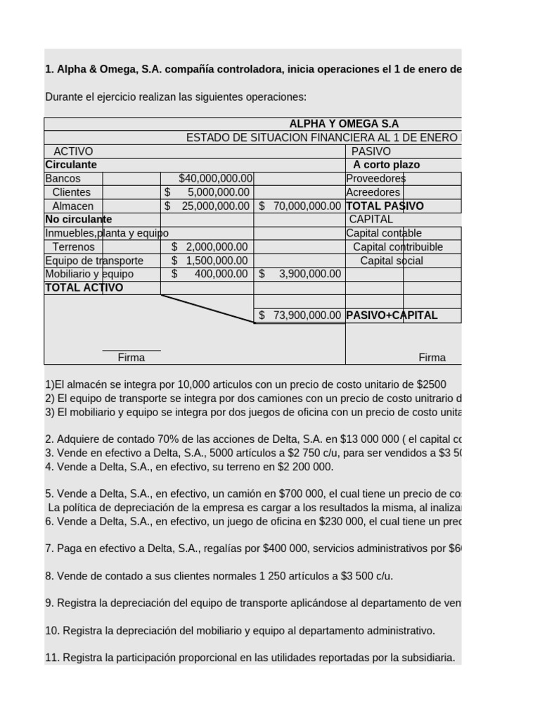 Ejercicio 2 CONTABILIDAD CONS | PDF | Contabilidad | Depreciación