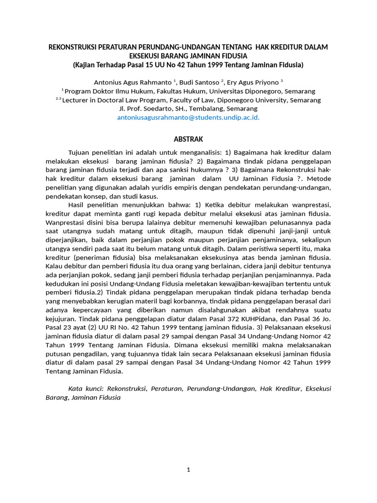 Antonius Agus Et Al | PDF