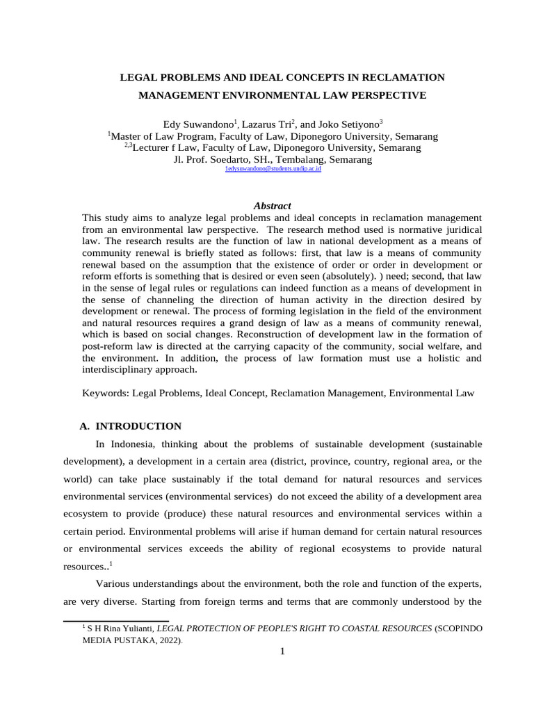Article Edy Suwandono Et Al - Revised | PDF | Coast | Natural Environment