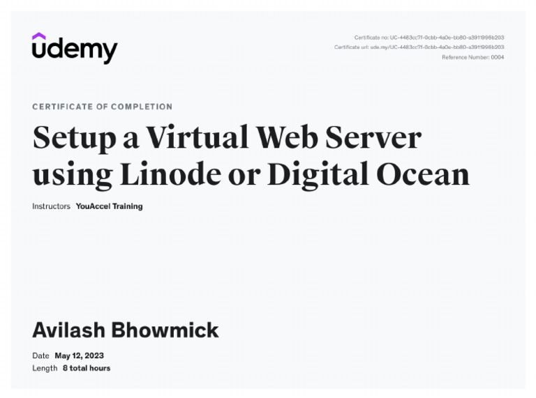 Setup Virtual Web Server (1pt) | PDF