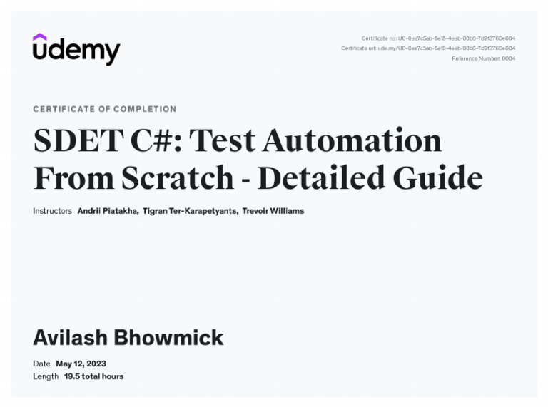 Test Automation From Scratch 2pt Pdf