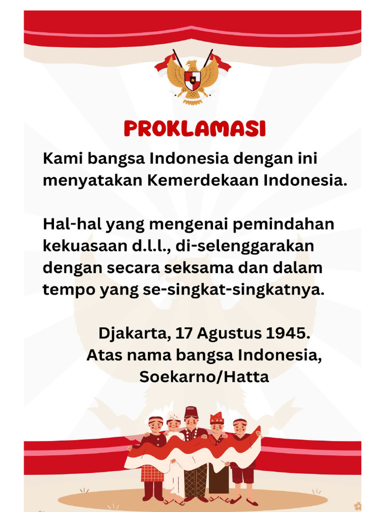 Teks Proklamasi | PDF