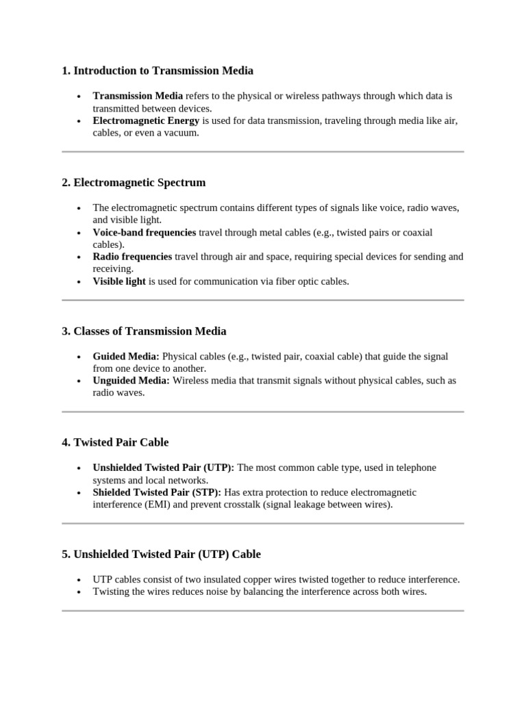 Transmission Media | PDF | Transmission Medium | Radio Propagation