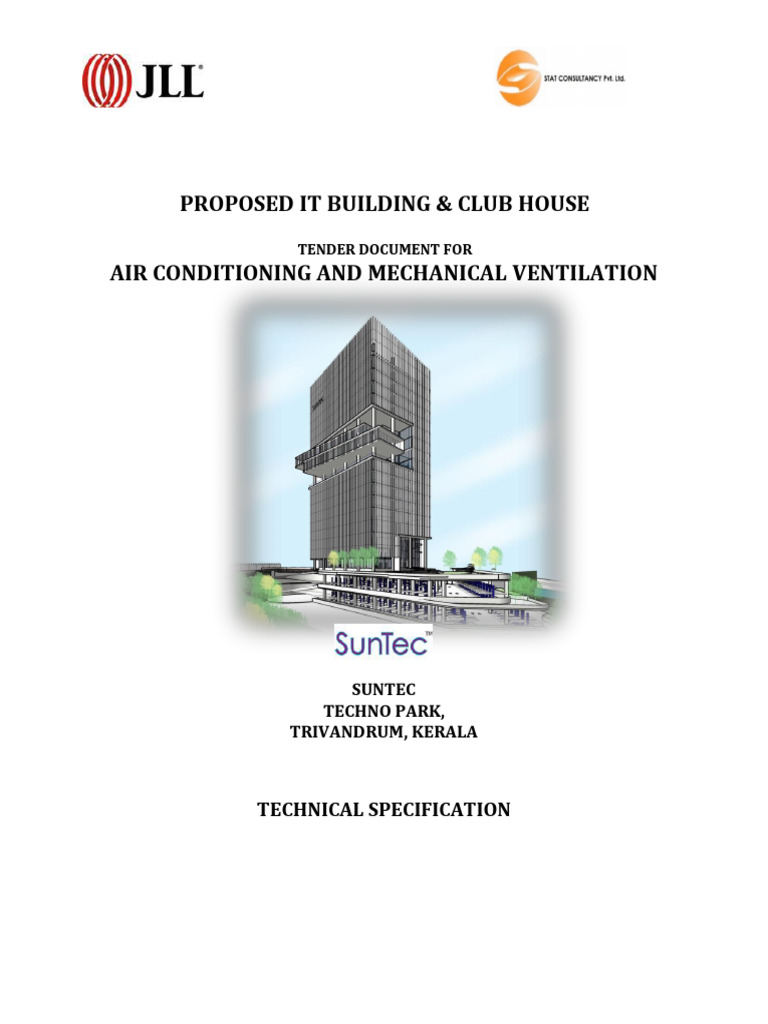 Section III - Technical Specifications-HVAC Highlighted | PDF | Pump ...