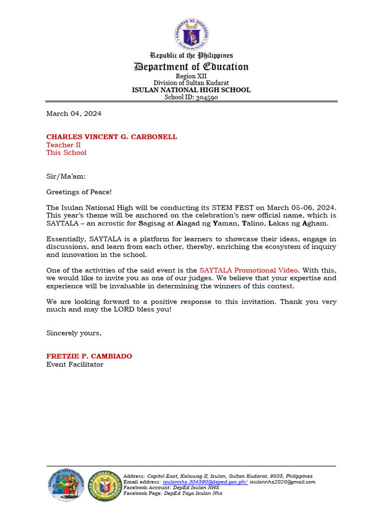 Invite-Letter-to-Judges . | PDF