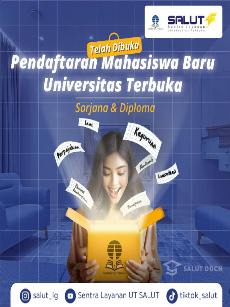 Brosur Universitas Terbuka SALUT DGCN Tangerang | PDF