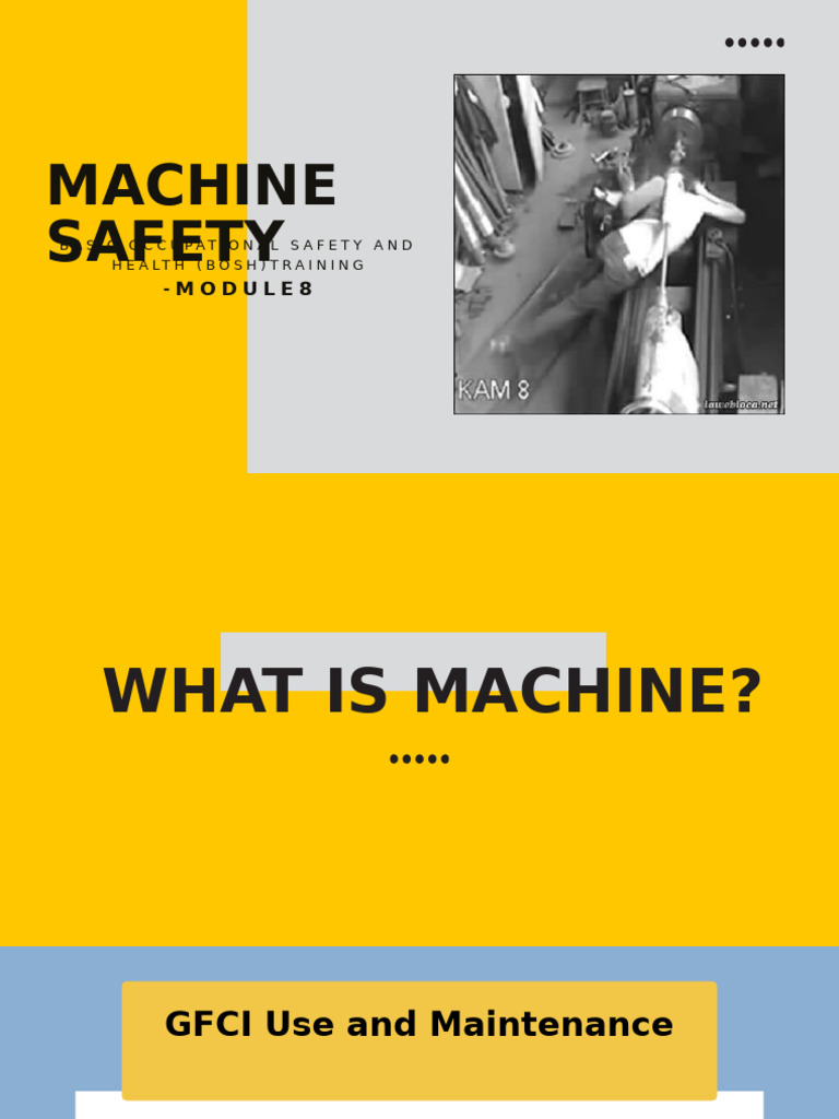 MACHINE SAFETY | PDF | Machines | Switch