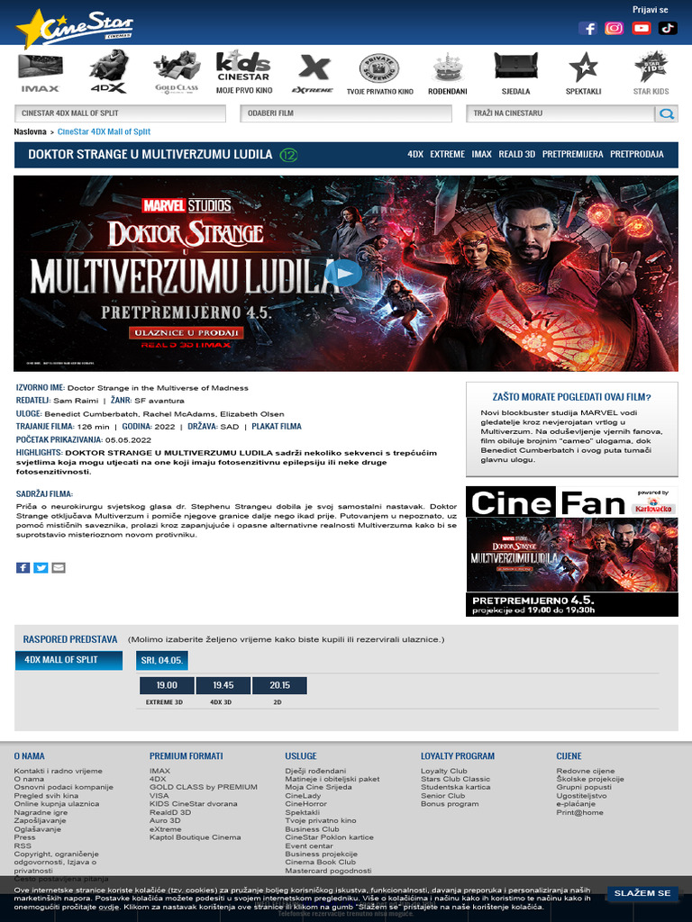 CineStar Cinemas | PDF