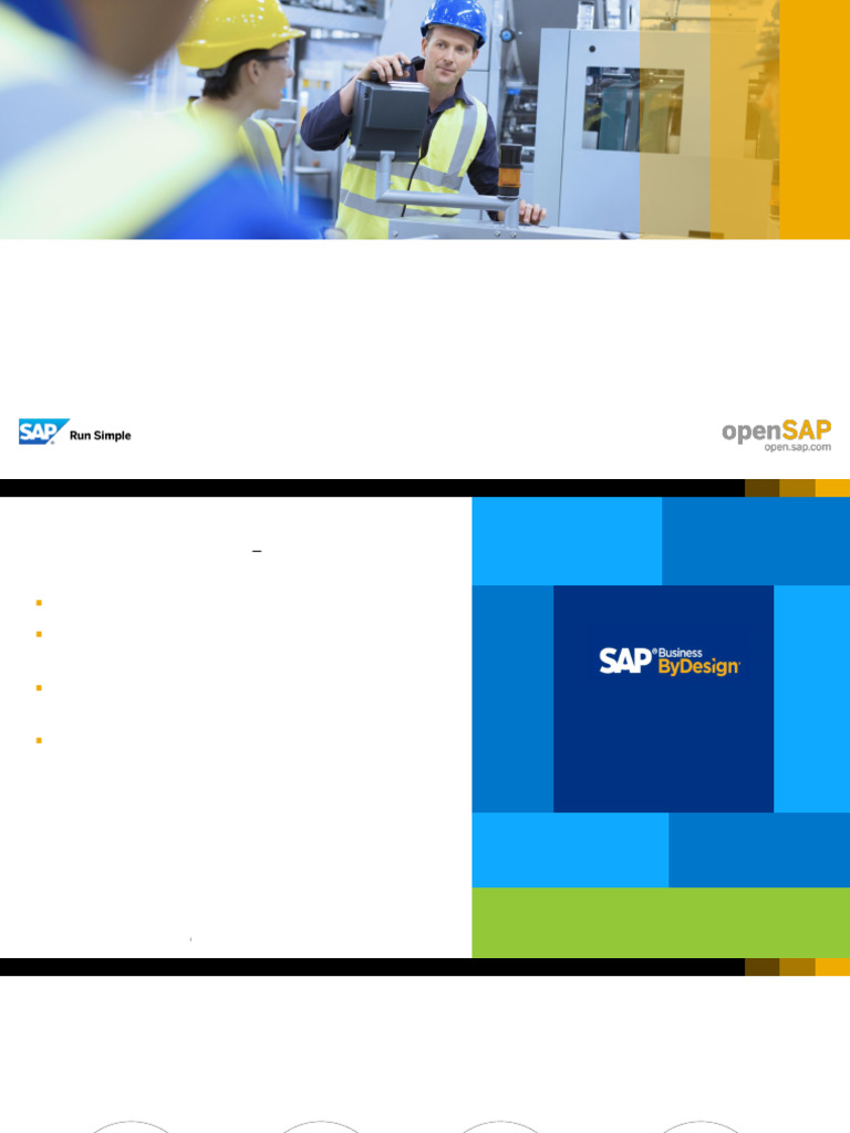 openSAP Byd4 Week 1 Unit 1 INTRO Presentation | PDF