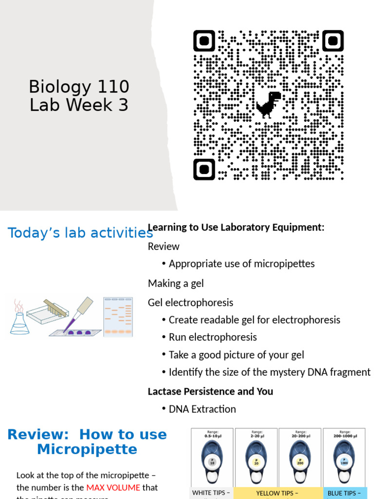 Lab #3 S24 - Lab Equipment and DNA Extraction | PDF | Dna Sequencing | Milk