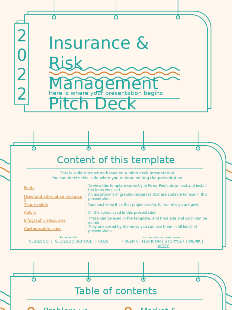 Insurance Risk Management Pitch Deck | PDF | Planets | Planets In Astrology