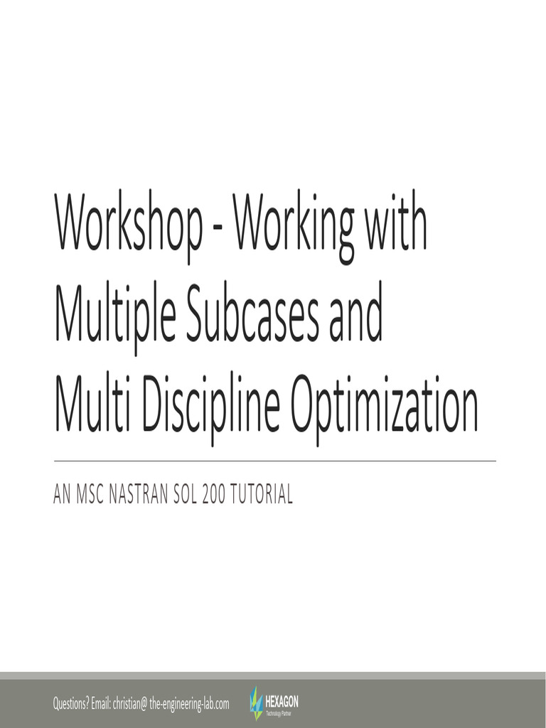 Ws Multiple Subcases Multi Discipline | PDF | Computer File | Zip (File Format)