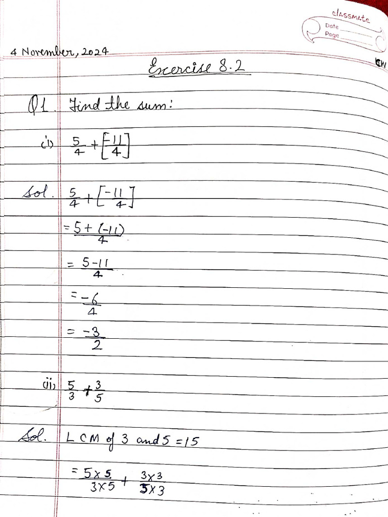 Class 7 Maths Chapter 8 Exercise 8.2 | PDF