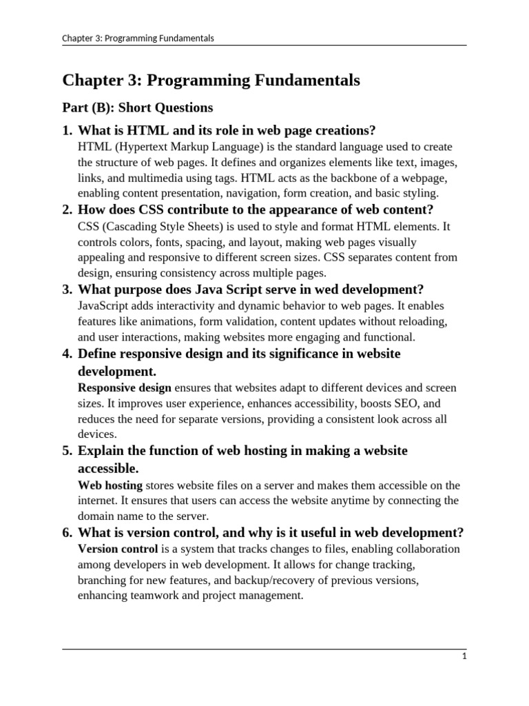 Cantaib Computer Class 9 Keybook Short Chapter 3 C-01 | PDF | World Wide Web | Internet & Web