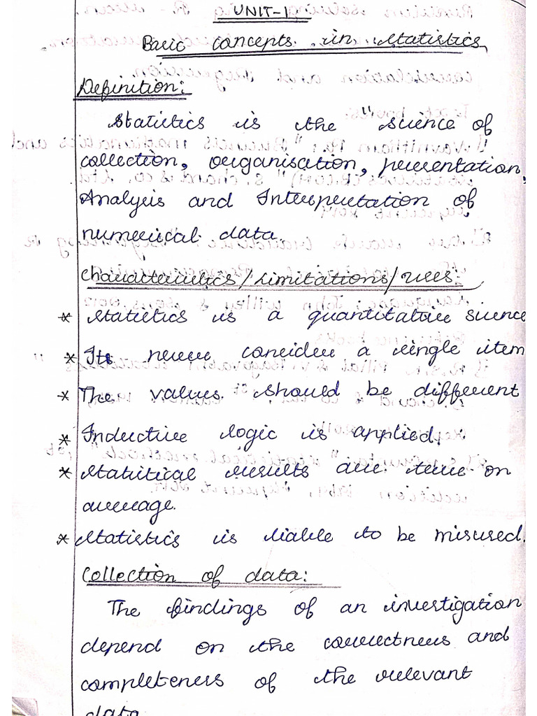 Introduction To Statistics & Problems | PDF