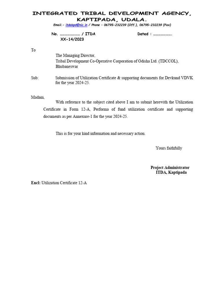 Letter of UC Submission | PDF