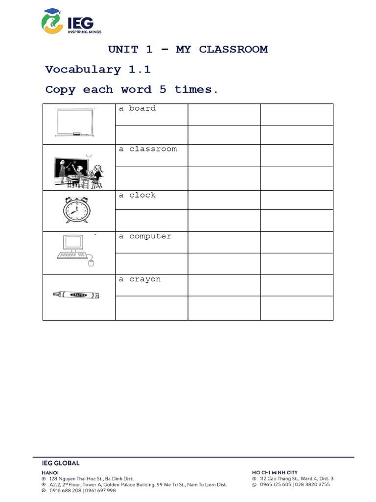 Vocabulary Worksheet | PDF