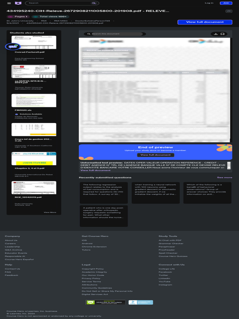 434195240-CIH Releve-2672908211005800-201908.pdf - RELEVE.. | PDF | Web 2.0