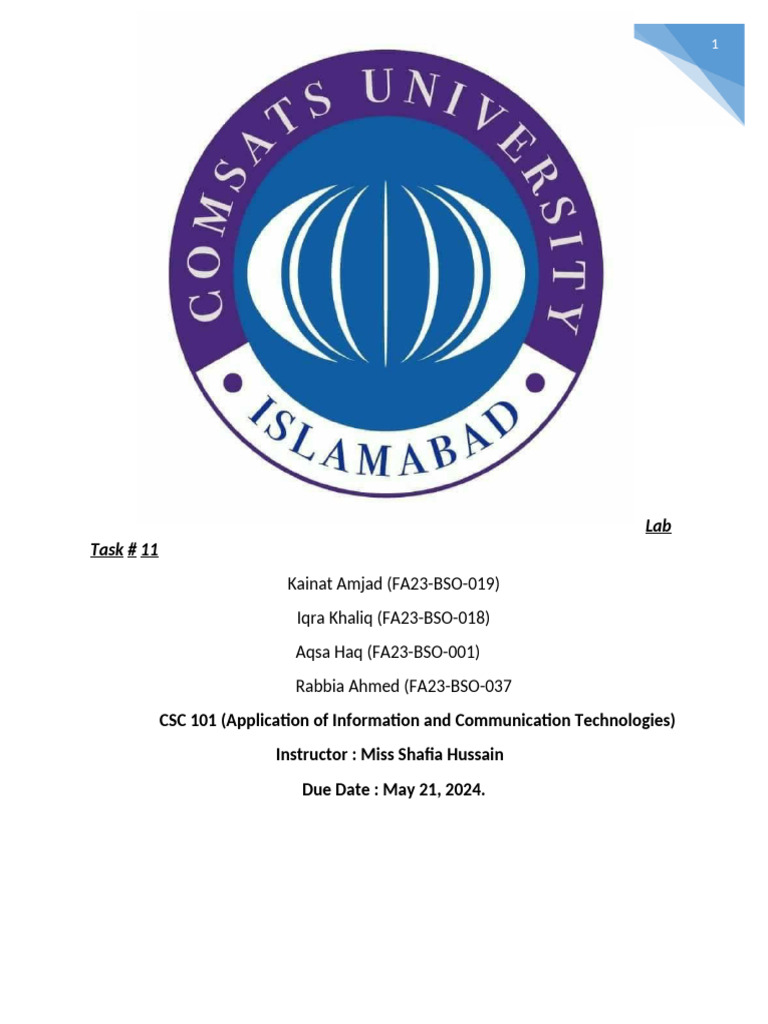 AICT LAB Task 11 | PDF | Password | Triangle