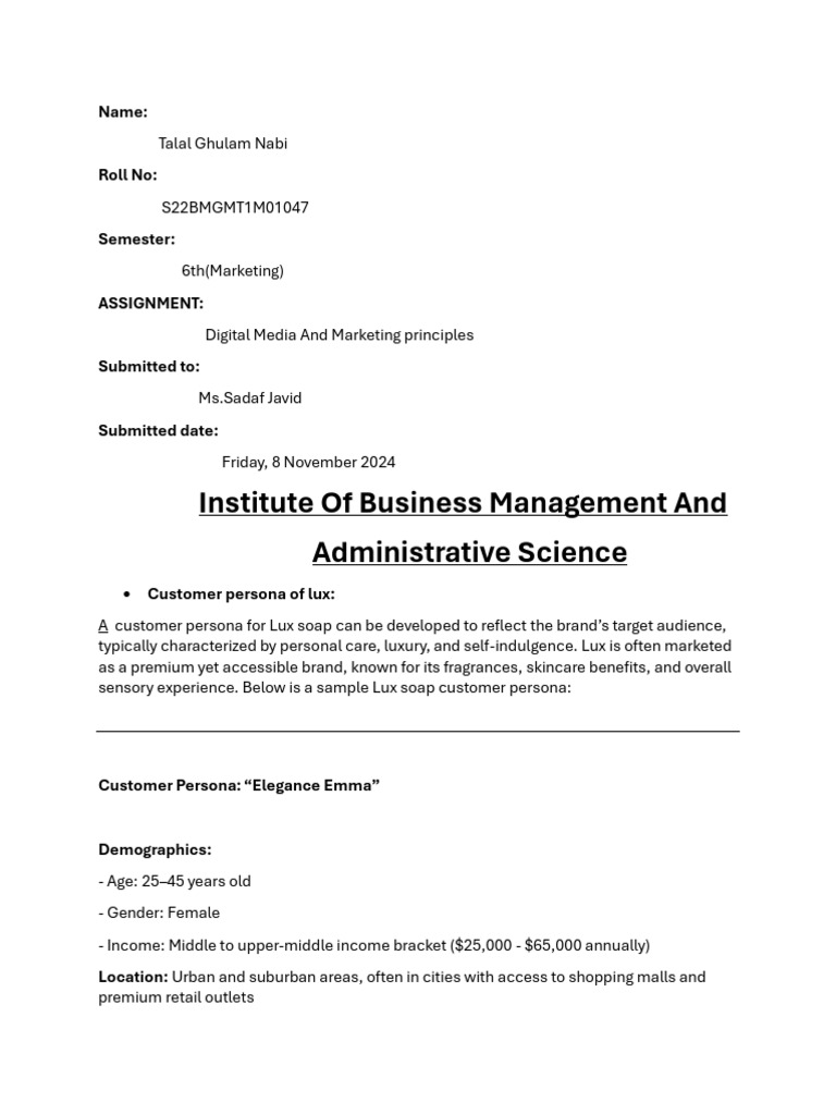 Assignment 2nd Pdf Brand Luxury Goods 2846