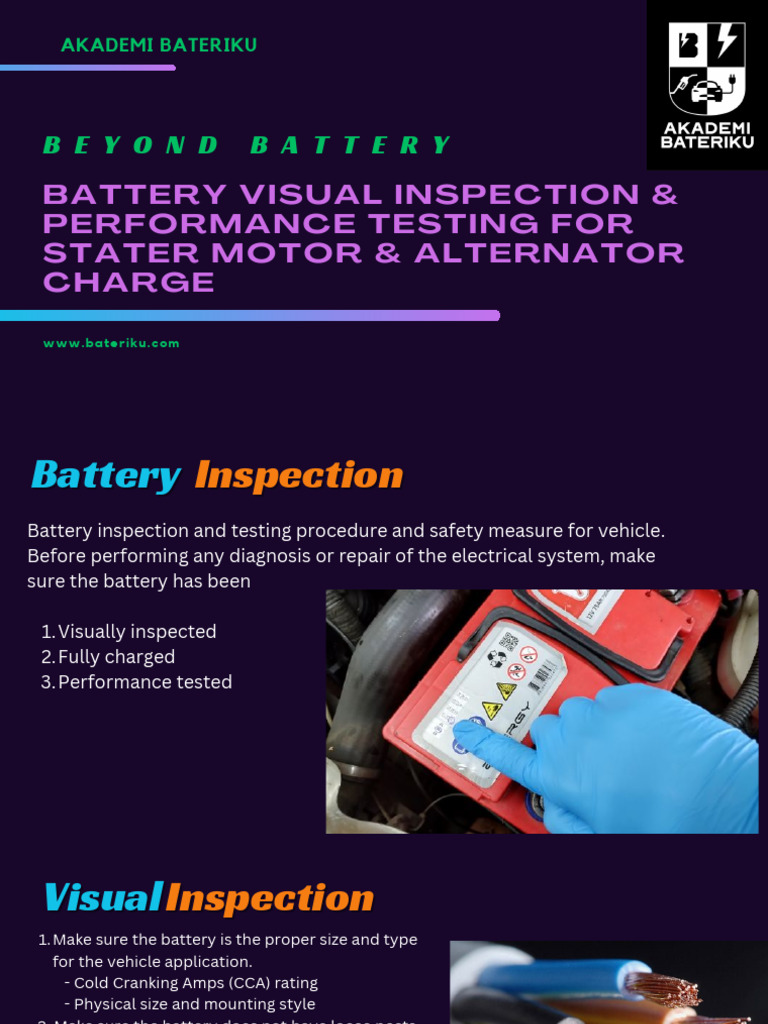 Battery Checking Procedur | PDF | Voltage | Electrical Engineering