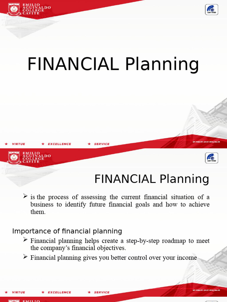 FINANCIAL Planning | PDF | Financial Plan | Planning