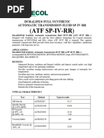 Shell Oil TF 0870 Material Data Sheet | PDF | Physical Sciences | Materials