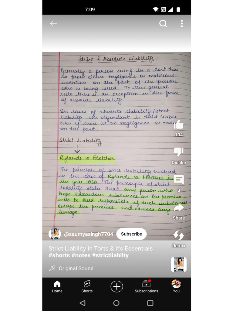 Strict Liability | PDF