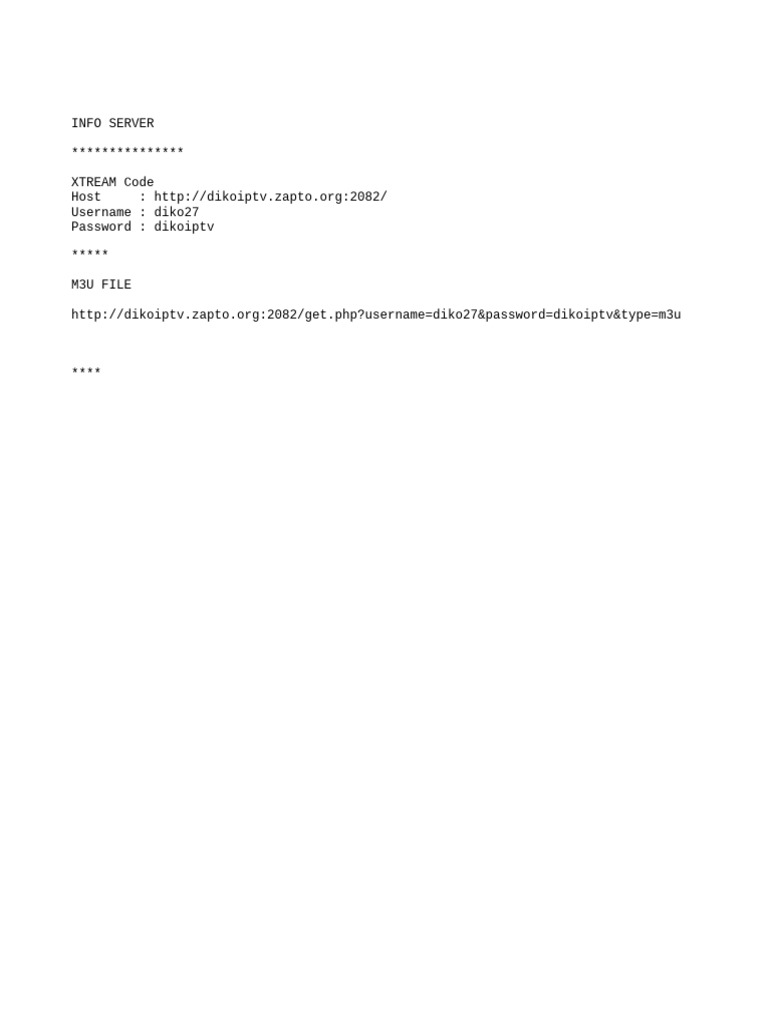 New Xtream & M3u | PDF