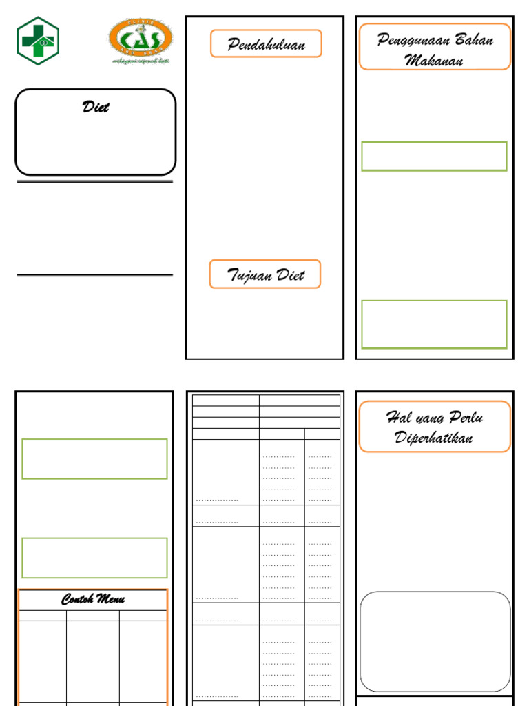 Leaflet Diet TKTP | PDF