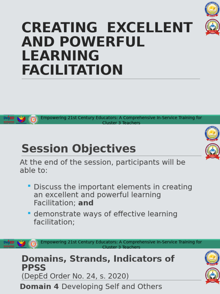 Sample INSET Presentation Templae | PDF | Cognition | Behavior Modification