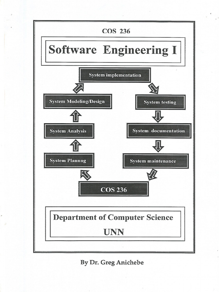 Software Engineering 1 (COS 236) | PDF