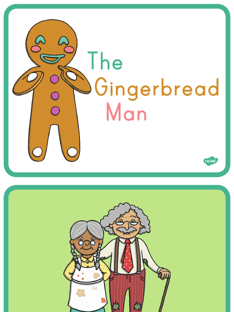 Us T T 502 The Gingerbread Man Story Cards Ver 1 | PDF