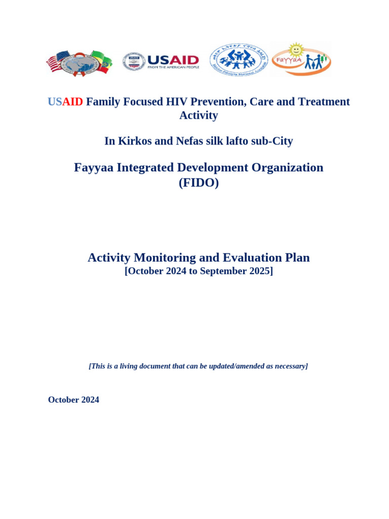 USAID HIV Prevention & Care Plan 2024-2025 | PDF | Management Of Hiv ...