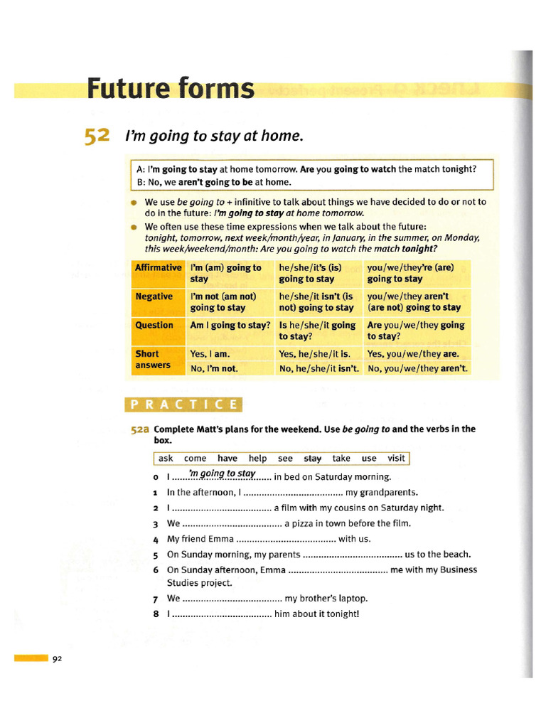 Check 10 - Future Forms | PDF