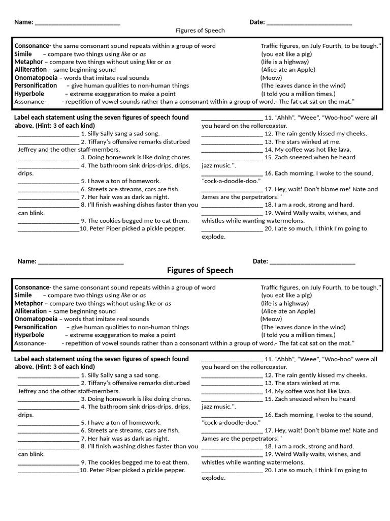 Understanding Figures of Speech | PDF | Linguistics