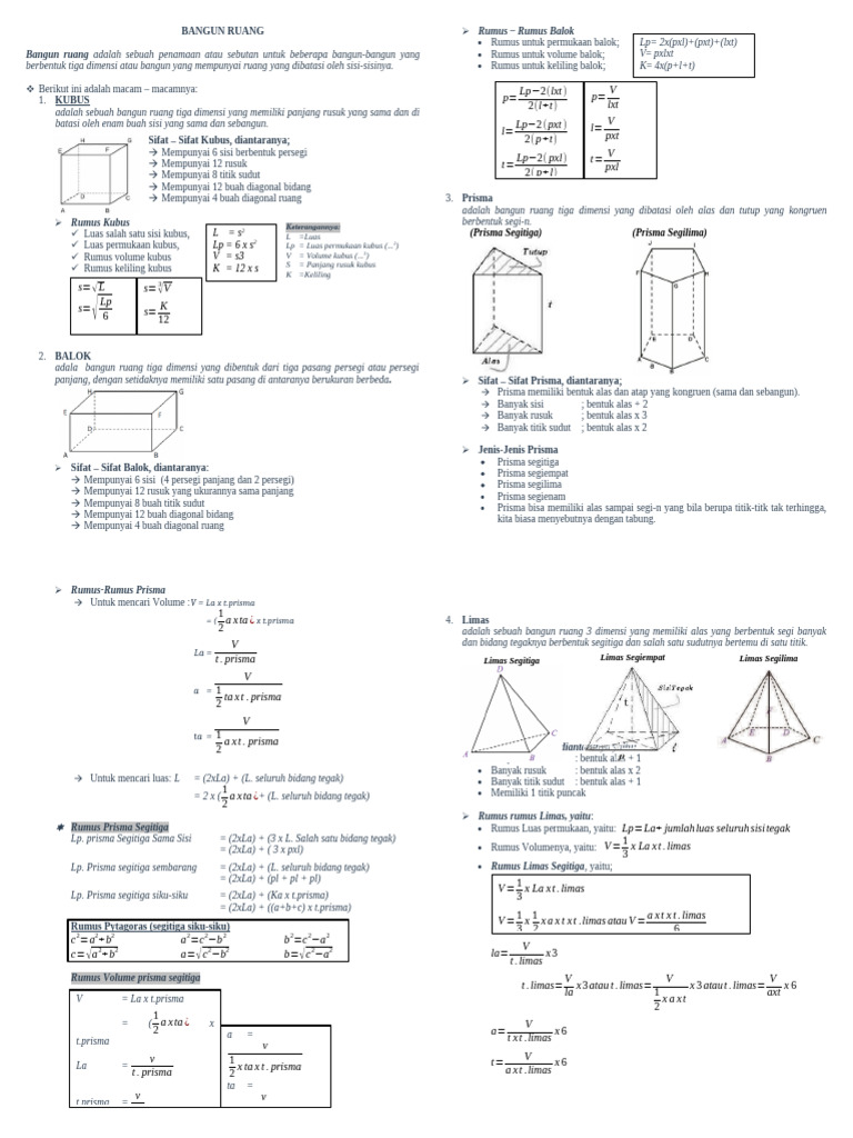 Materi MTK Semester 2 | PDF
