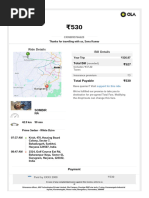 OlaCabs Invoice | PDF | Invoice | Payments