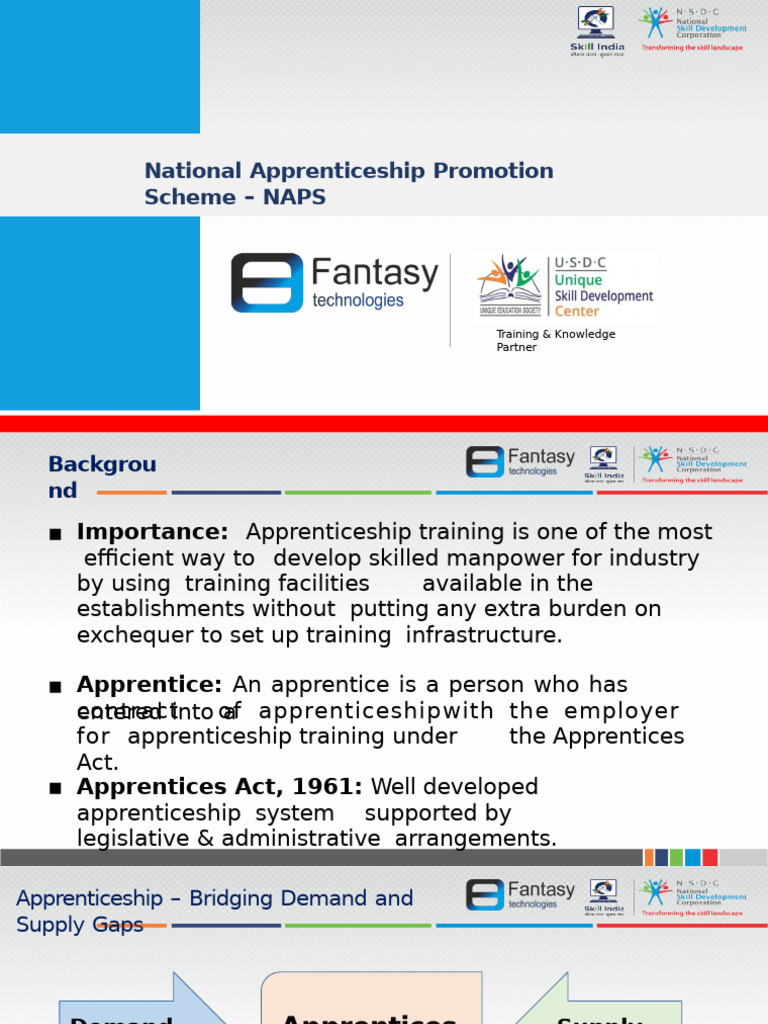 Naps PPT Update | PDF | Apprenticeship | Employment