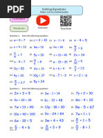 Solving Equations Guide Video | PDF | Mathematical Concepts | Mathematical Objects