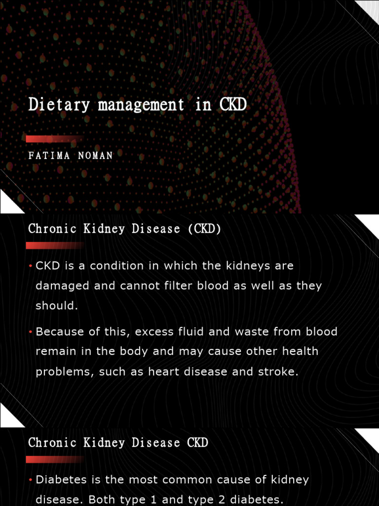 CKD Presentation | PDF | Chronic Kidney Disease | Edema