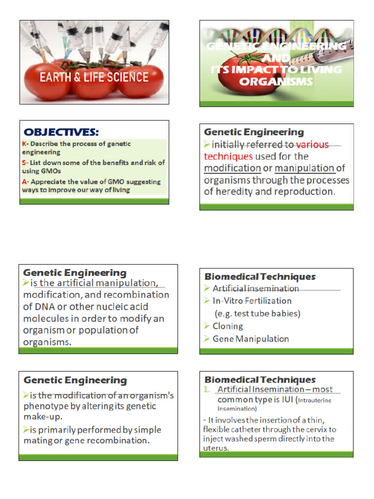 Genetic Engineering | PDF