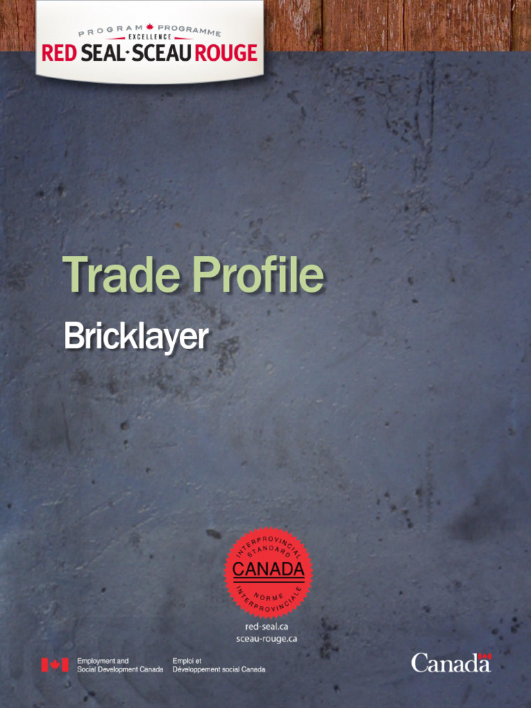Trade Profile: Bricklayer | PDF | Masonry | Chimney