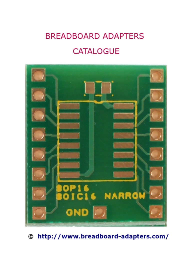 Breadboard Adapter Catalogue Overview | PDF