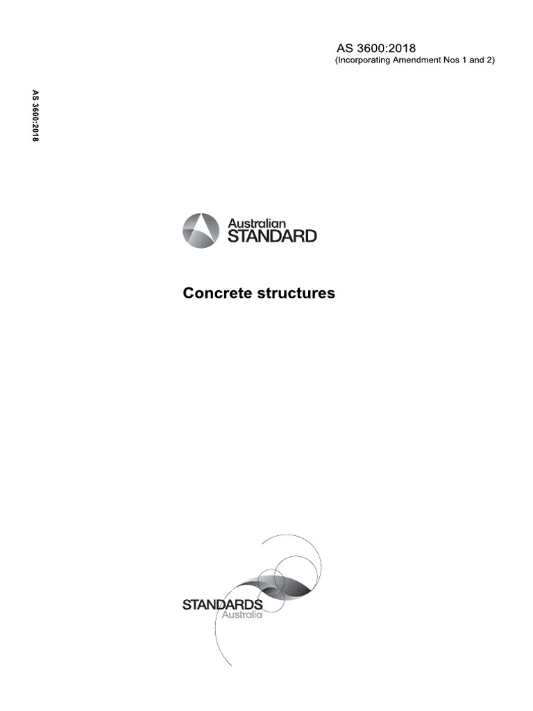 3600-2018 (+A2) - Concrete Structures-1 | PDF
