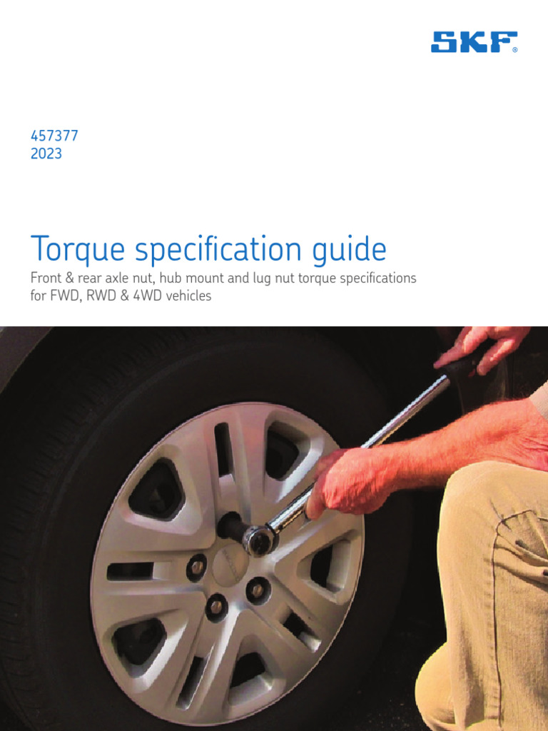 Vehicle Torque Specs Guide | PDF | Axle | Luxury Motor Vehicle Manufacturers