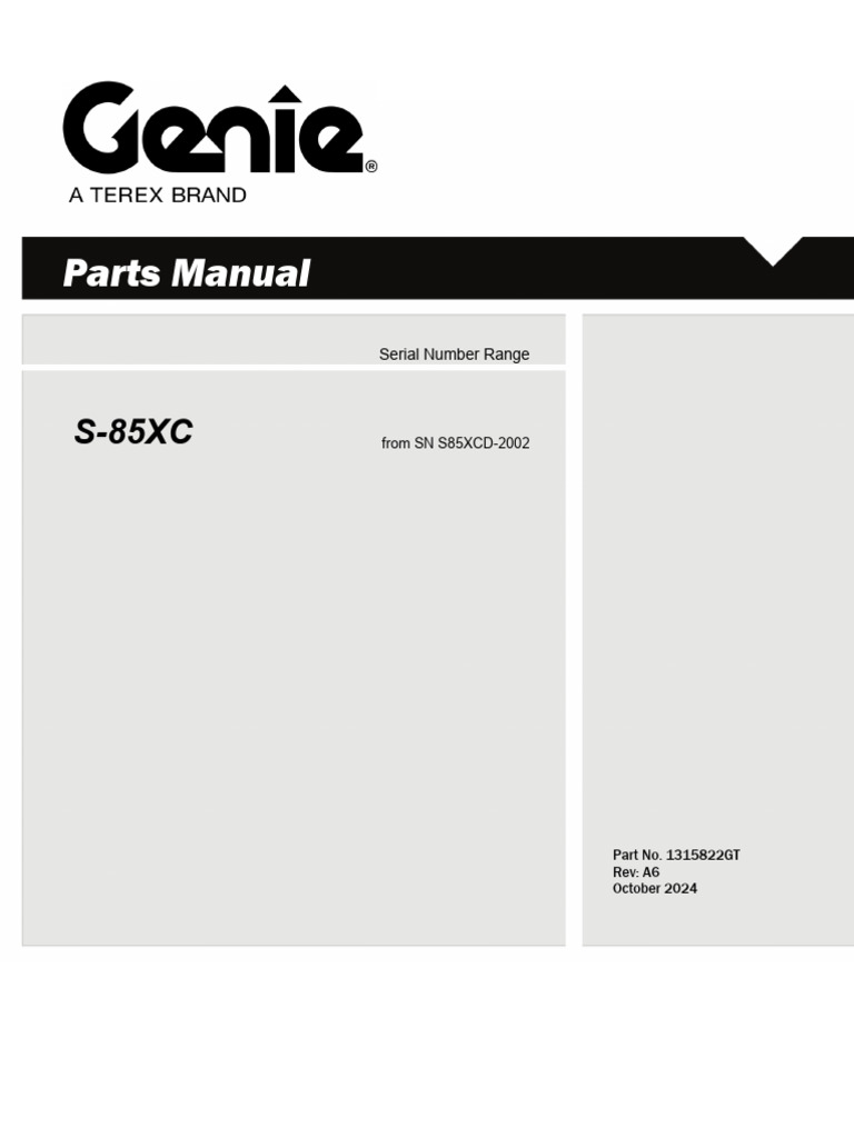 Parts Manual: Serial Number Range | PDF | Motor Vehicle | Vehicles