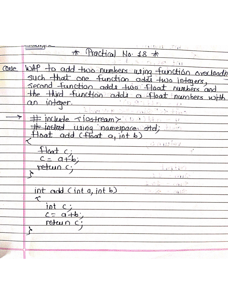 Practicals 18 and 19 OOP | PDF